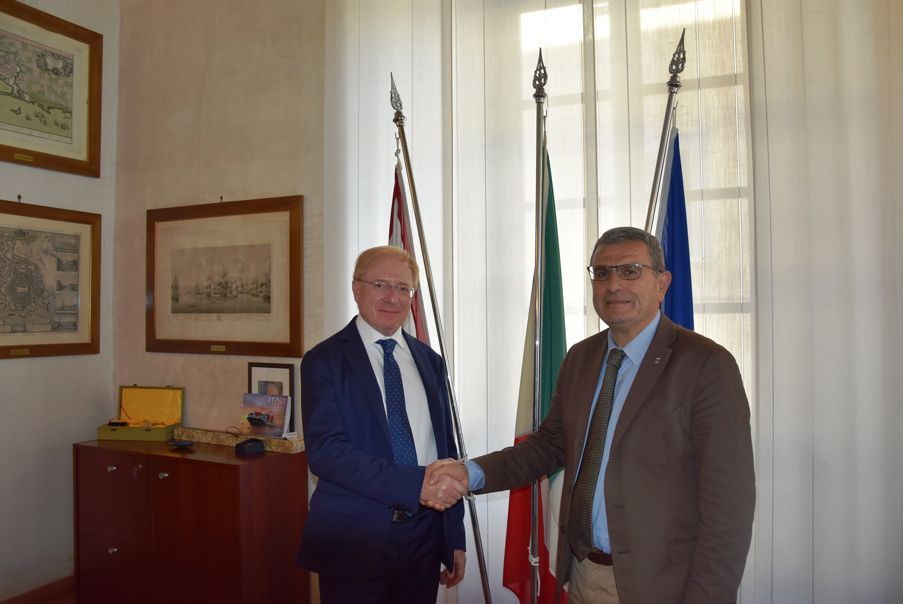 Porto, il commissario Verna incontra il prefetto Tomao - QuiLivorno.it