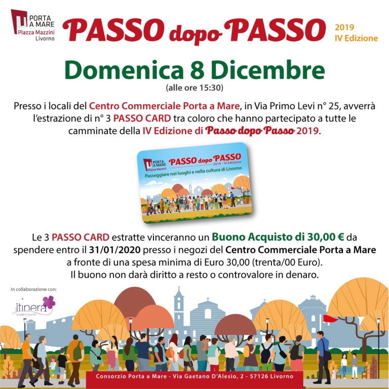 Passo dopo Passo, estrazione di 3 Passo Card - QuiLivorno.it