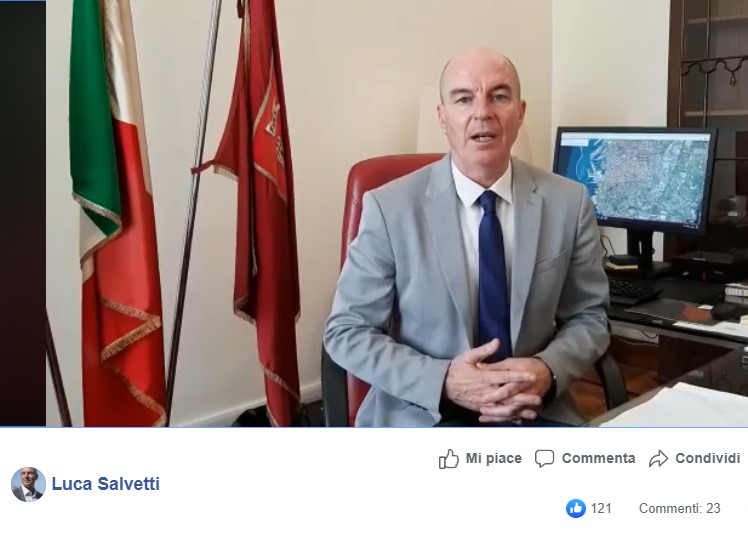 Salvetti in un video FB: "Salgono a 3 i casi" - QuiLivorno.it
