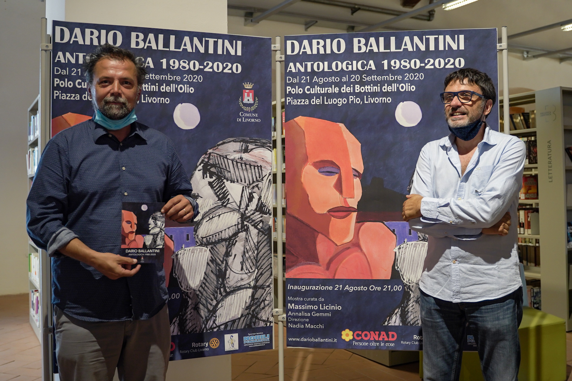 Ballantini in mostra con i suoi dipinti: l'anteprima. VIDEO - QuiLivorno.it