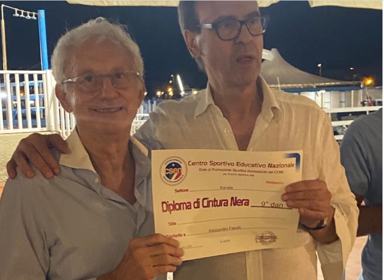 9° Dan di Karate per il maestro Alessandro Fasulo - QuiLivorno.it