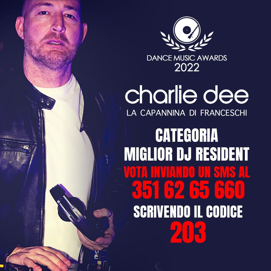 Charlie Dee in finale come miglior Dj Resident d'Italia - QuiLivorno.it
