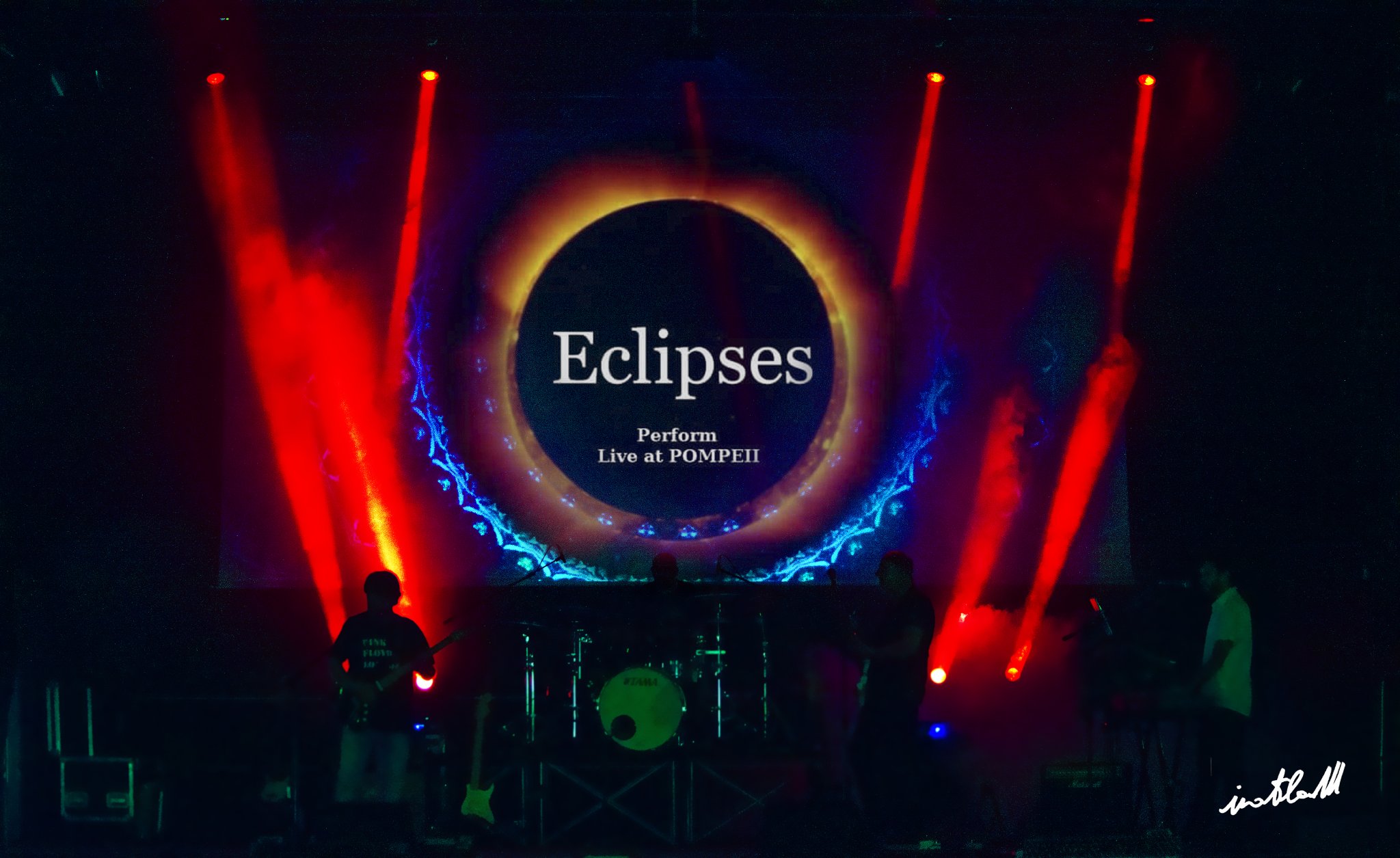 Gli "Eclipses", tribute band dei Pink Floyd, live al Teatro Nuovo Pisa ...