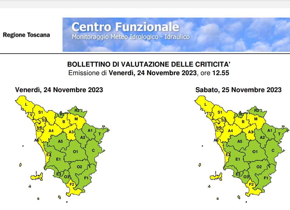 Codice giallo per rischio di forti raffiche di vento - QuiLivorno.it