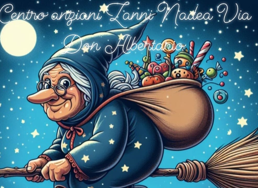 La Befana arriva al Centro Anziani Zanni Nadea in Corea - QuiLivorno.it