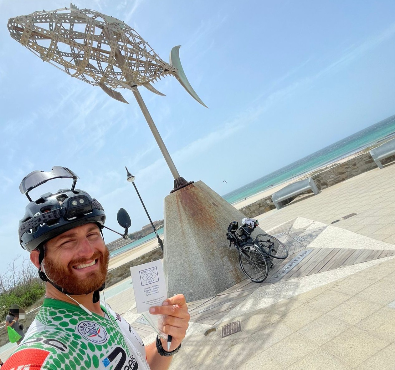 Da Capo Nord a Tarifa in bicicletta, la nuova impresa Stefano ...