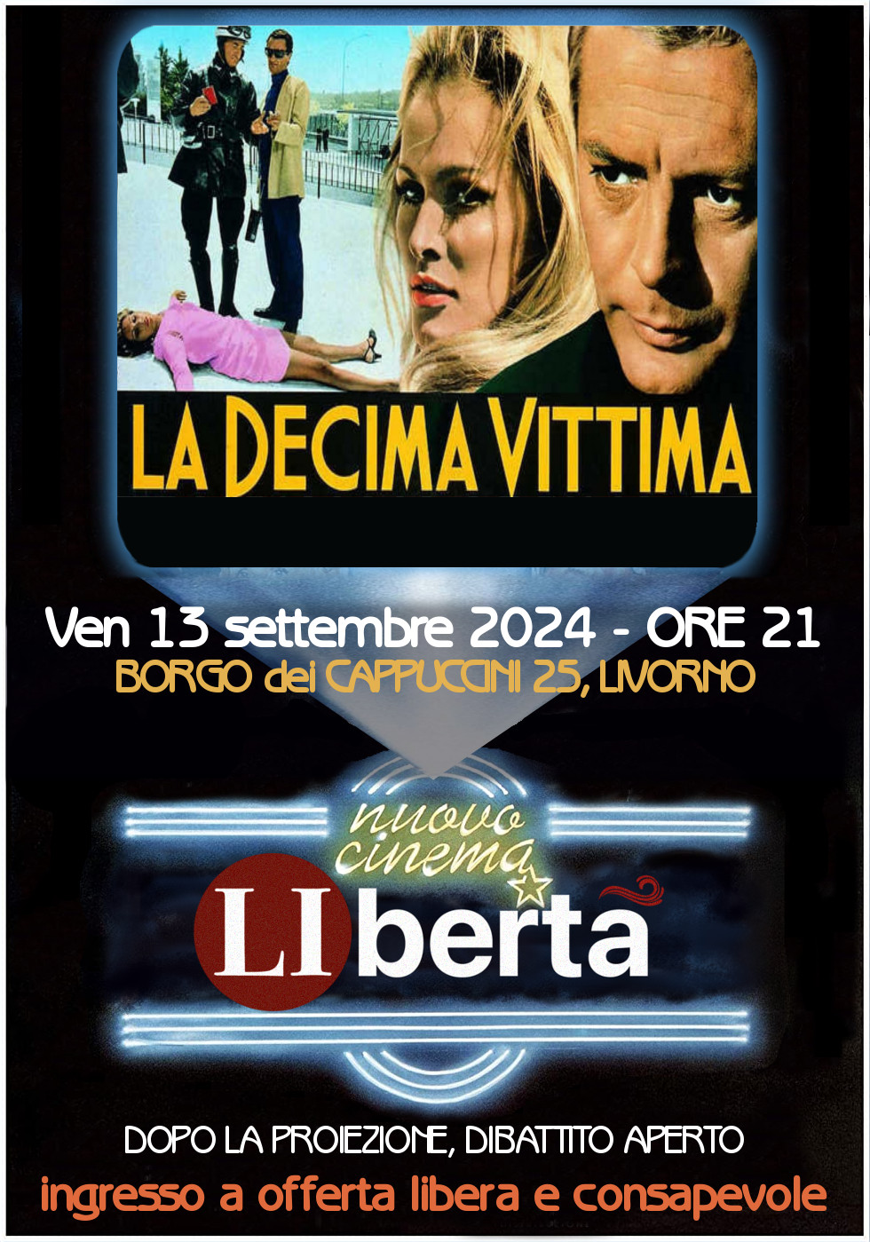 Cineforum – La decima vittima di Elio Petri - QuiLivorno.it