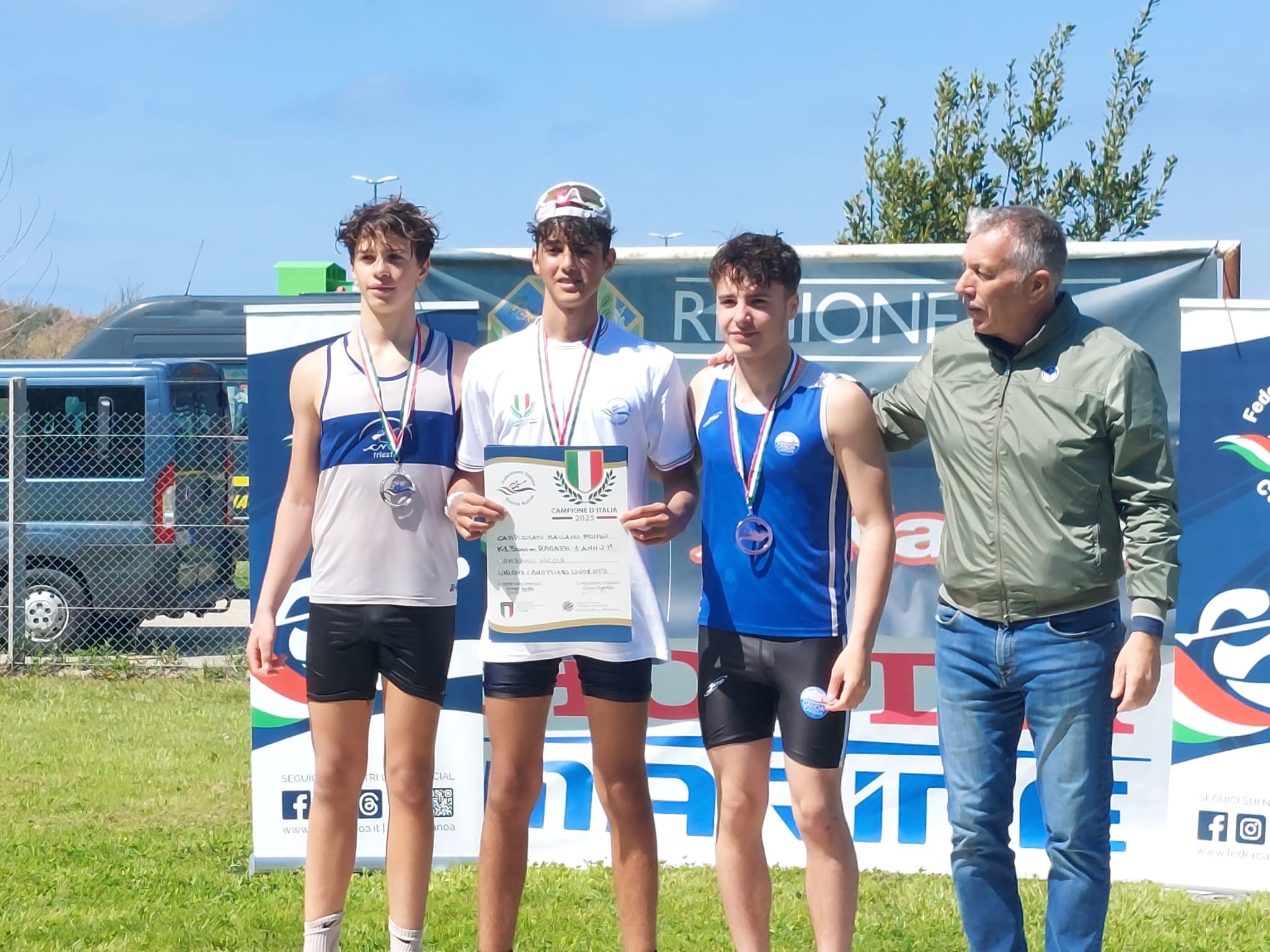 Unione Canottieri Livornesi, Nicola Canzano Campione d'Italia nel K1 ...